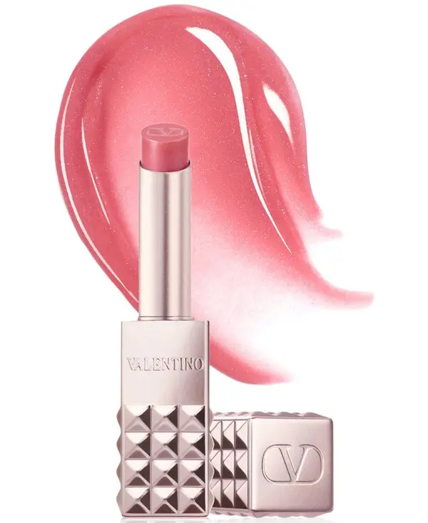 Valentino Garavani Spike Hydrating Disco Lip Balm - 120r Rose In The Woods