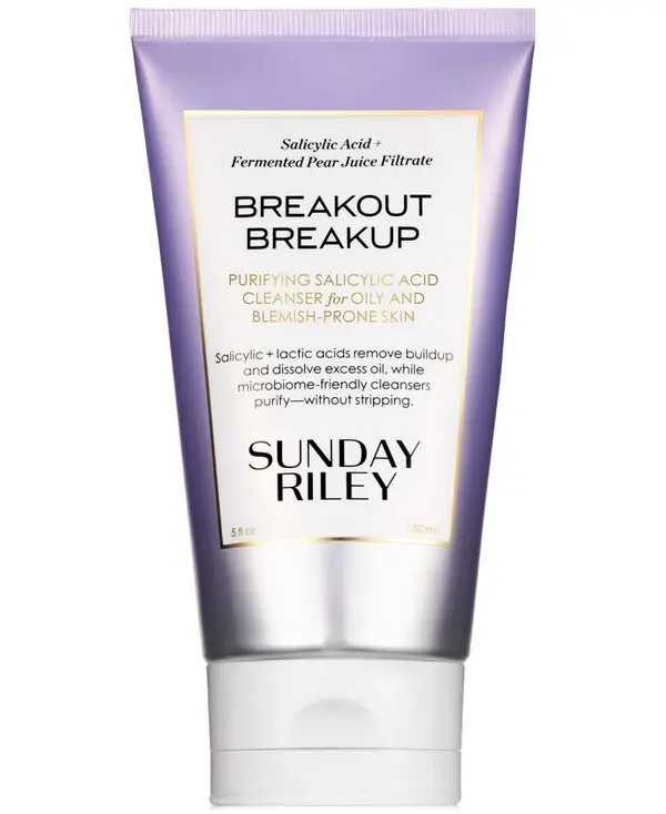 Sunday Riley Breakout Breakup Purifying Salicylic Acid Cleanser For Oily & Blemish-prone Skin - No Color