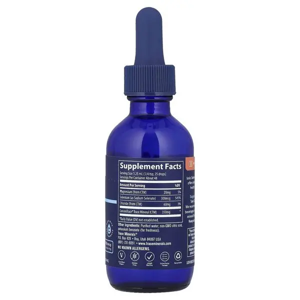 TRACE MINERALS Liquid Ionic Selenium 300mcg 59 Ml
