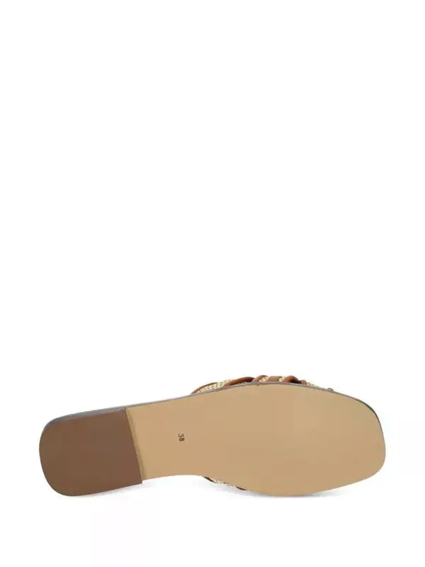 TWINSET Flat Crossover Sandals
