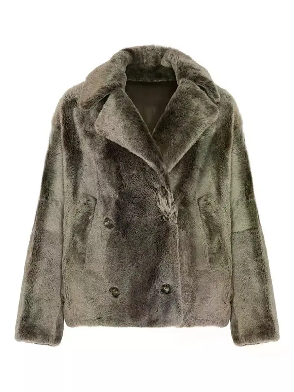 YVES SALOMON Wool Double-breasted Coat