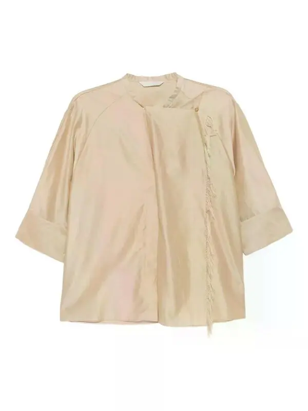 LESS Draped-detailing Blouse