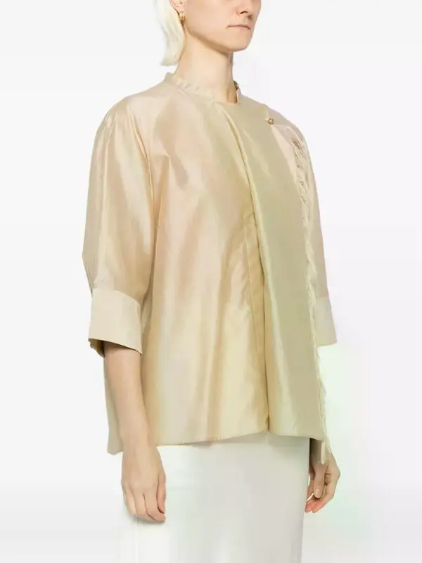 LESS Draped-detailing Blouse