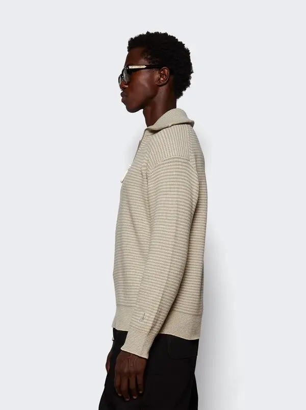 JW Anderson Half Zip Jumper - Sand