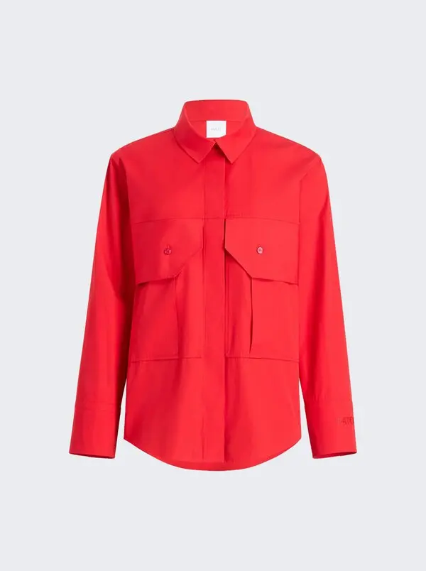 PATOU Cargo Blouse - Red