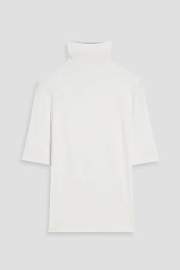 Vince Stretch-modal Jersey Turtleneck Top