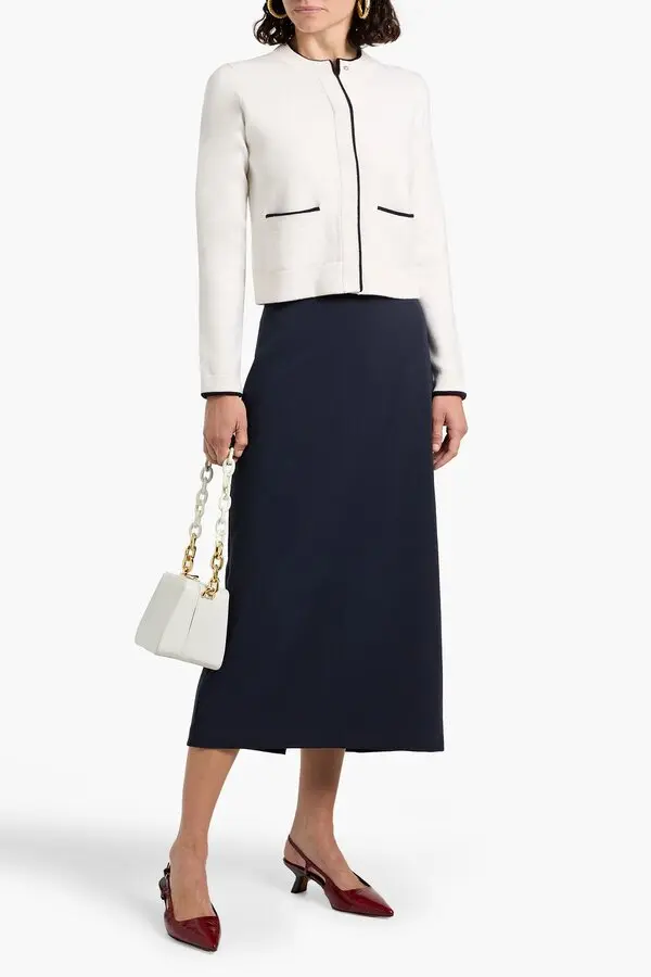 Vince Crepe Midi Skirt