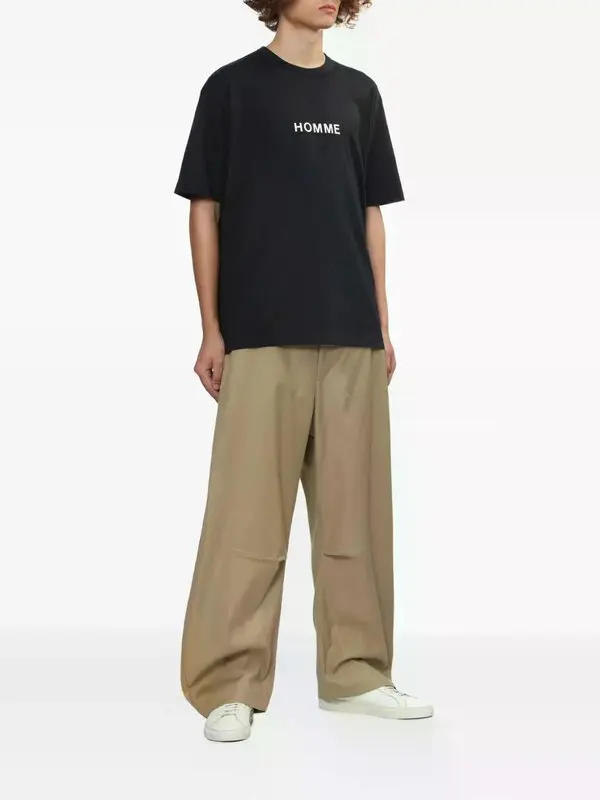 Comme Des Garçons Triple Layer Wide-leg Trousers