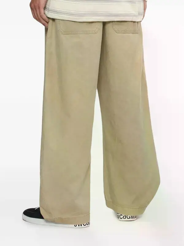 Comme Des Garçons Patch-pocket Cotton Trousers