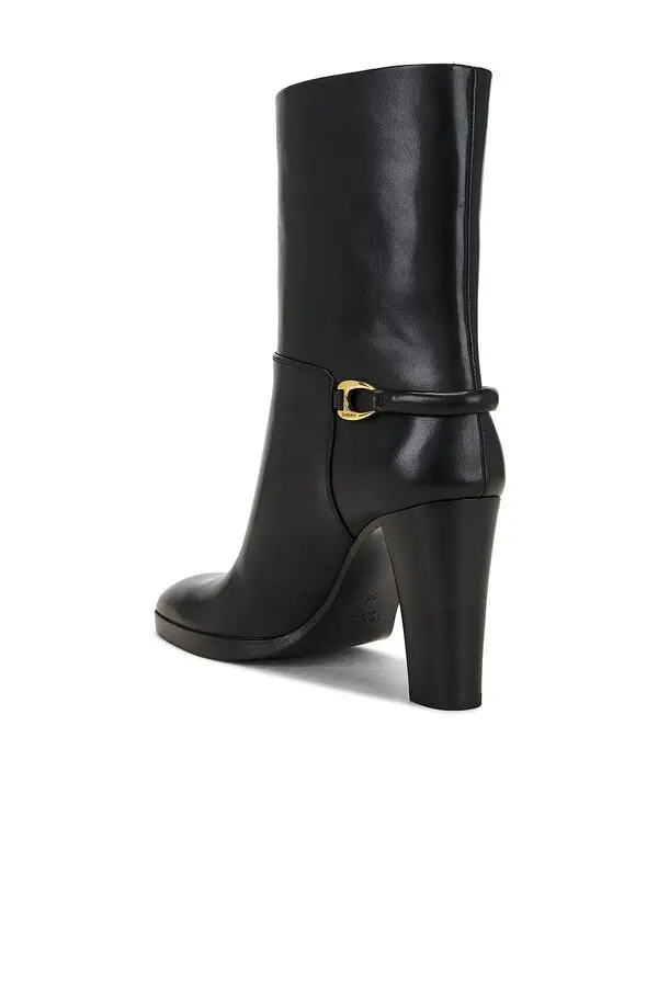 Saint Laurent Chemena Leather Boots