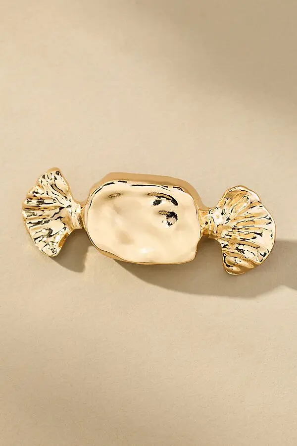 Anthropologie Candy Brooch - Gold