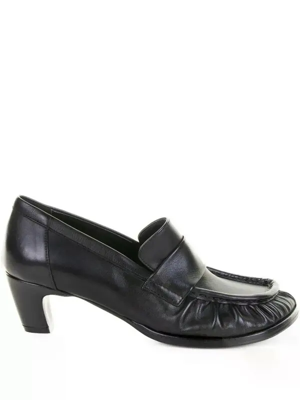 Elena Iachi 50mm Leather Heeled Pumps