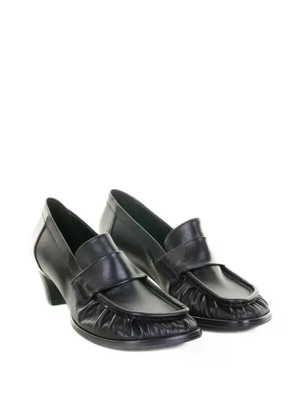 Elena Iachi 50mm Leather Heeled Pumps