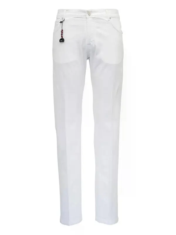 Marco Pescarolo Button-fly Stretch-cotton Trousers