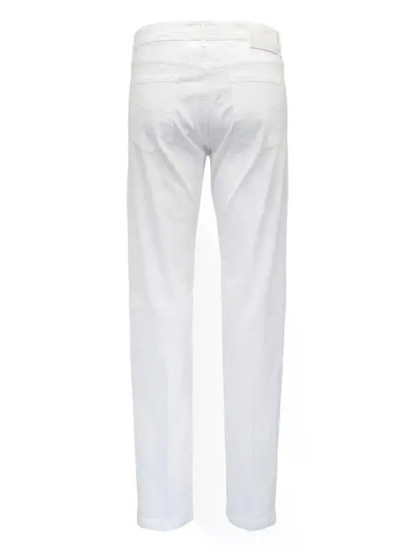 Marco Pescarolo Button-fly Stretch-cotton Trousers