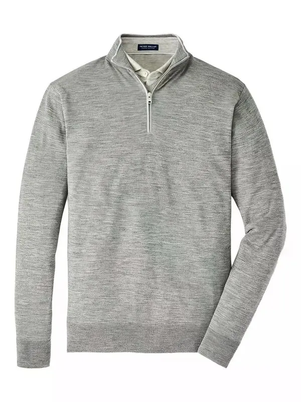 Peter Millar Half-zip Sweater - Grey