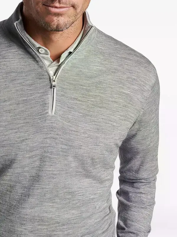 Peter Millar Half-zip Sweater - Grey