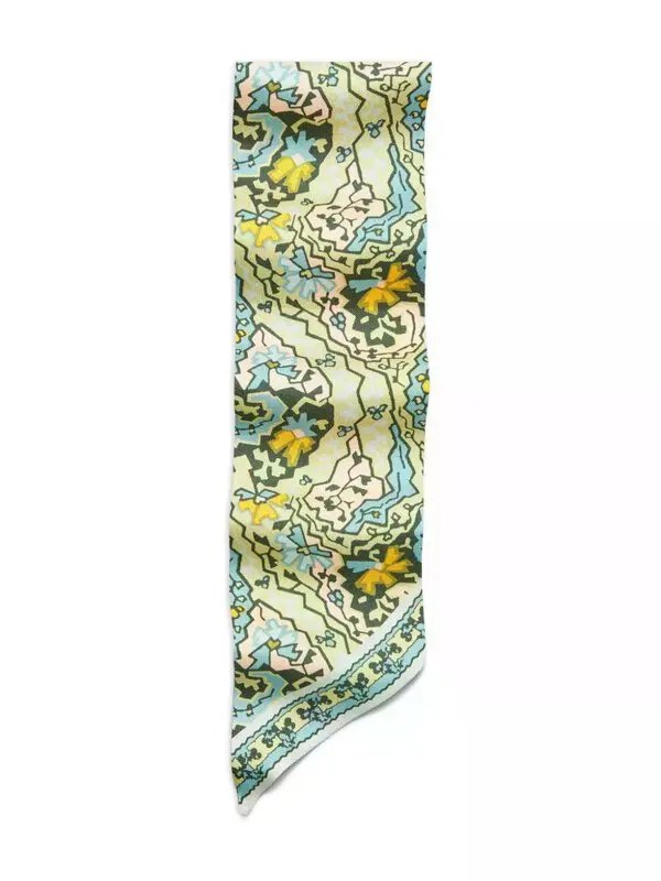 Tory Burch Paisley Ribbon Tie