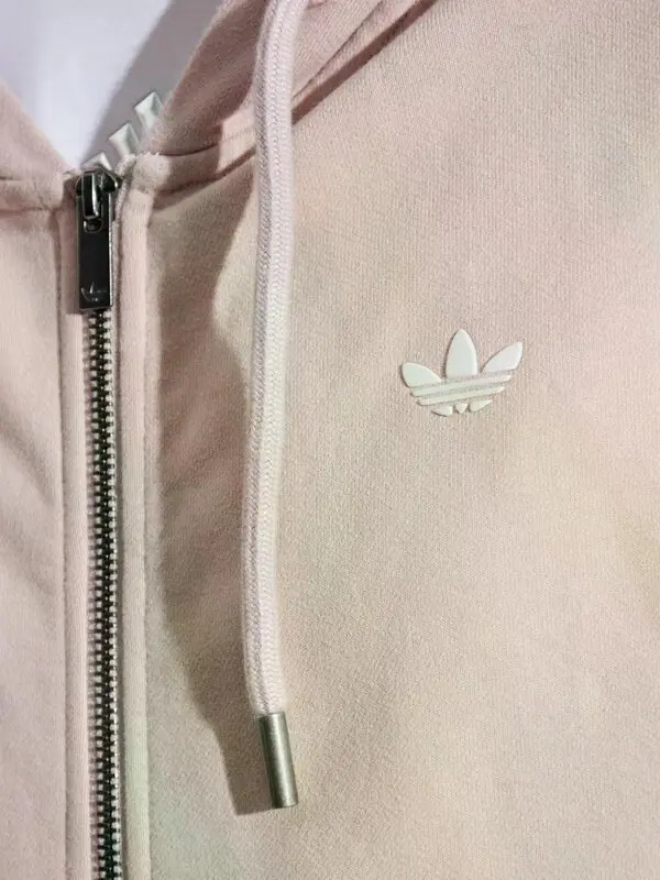 Adidas 3-stripes Logo Zip-up Hoodie
