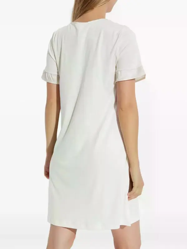 Hanro Ruffle-sleeve V-neck Nightdress