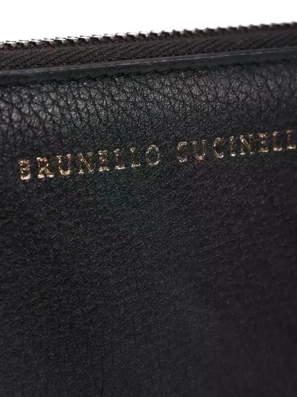 Brunello Cucinelli Zip-around Leather Wallet
