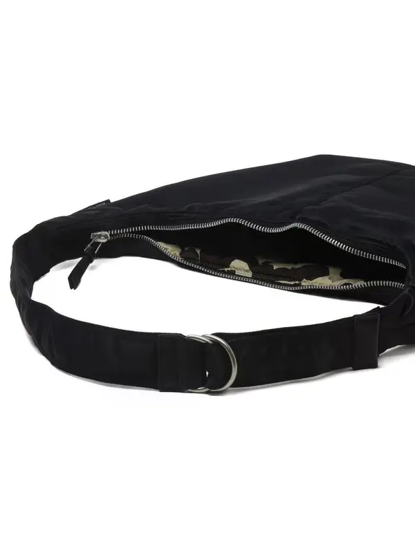 Comme Des Garçons Curved Zip Messenger Bag