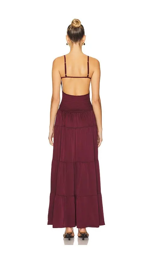 maxi drop waist dresses Maren Dress | Strapless Drop Waist Dress main image 1