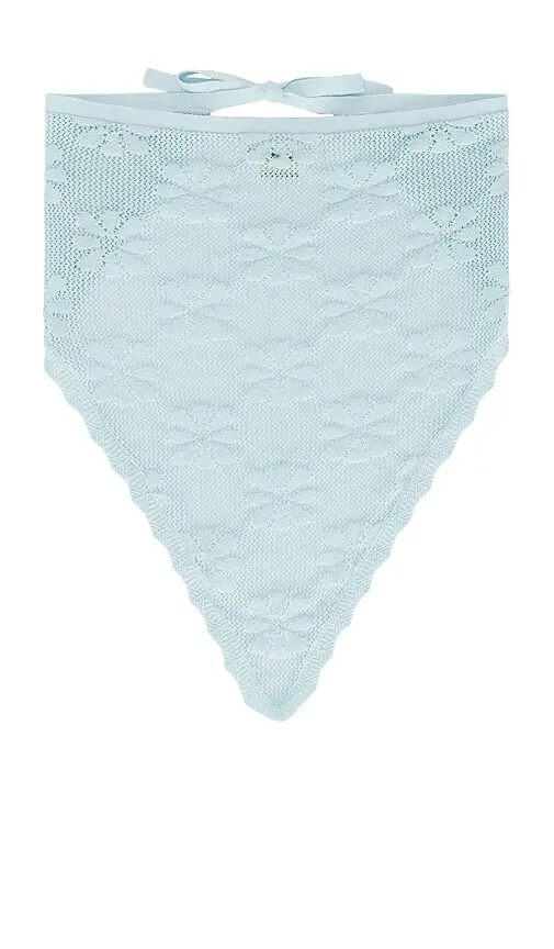 ASTA RESORT Bruna Crochet Bandana - Sky Blue