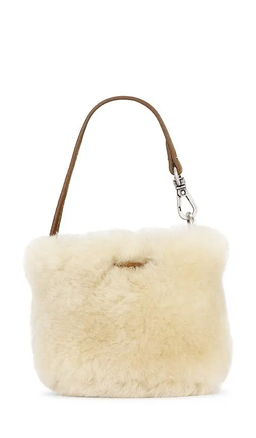 MARGESHERWOOD Shearling Drawstring Pouch