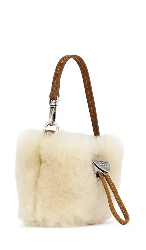 MARGESHERWOOD Shearling Drawstring Pouch