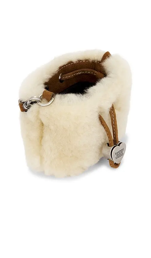 MARGESHERWOOD Shearling Drawstring Pouch