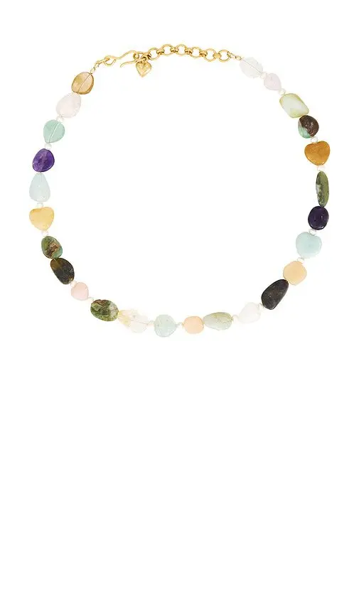 Brinker & Eliza Brooke Necklace - Pastel Gemstone Multi