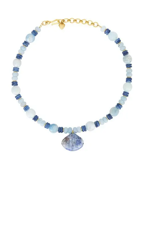 Brinker & Eliza Mist Necklace - Blue Multi