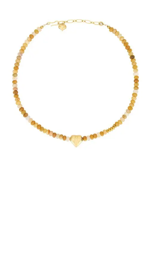 Brinker & Eliza Confetti Necklace - Yellow Jade