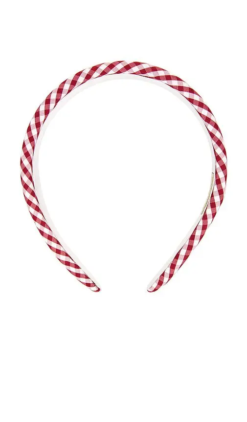 EMI JAY Halo Headband - Cherry Gingham