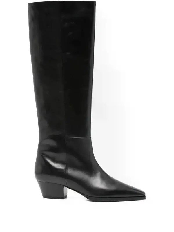 AeydĒ 50mm Medea Leather Knee-high Boots
