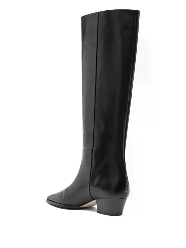 AeydĒ 50mm Medea Leather Knee-high Boots