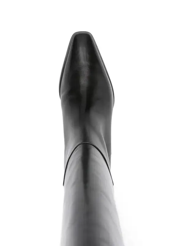 AeydĒ 50mm Medea Leather Knee-high Boots