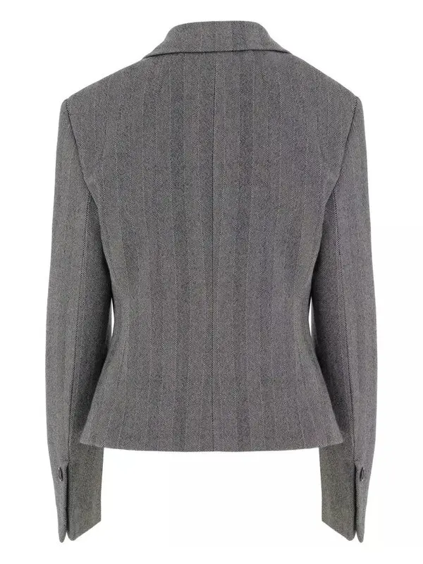 FERRAGAMO Herringbone Pattern Blazer