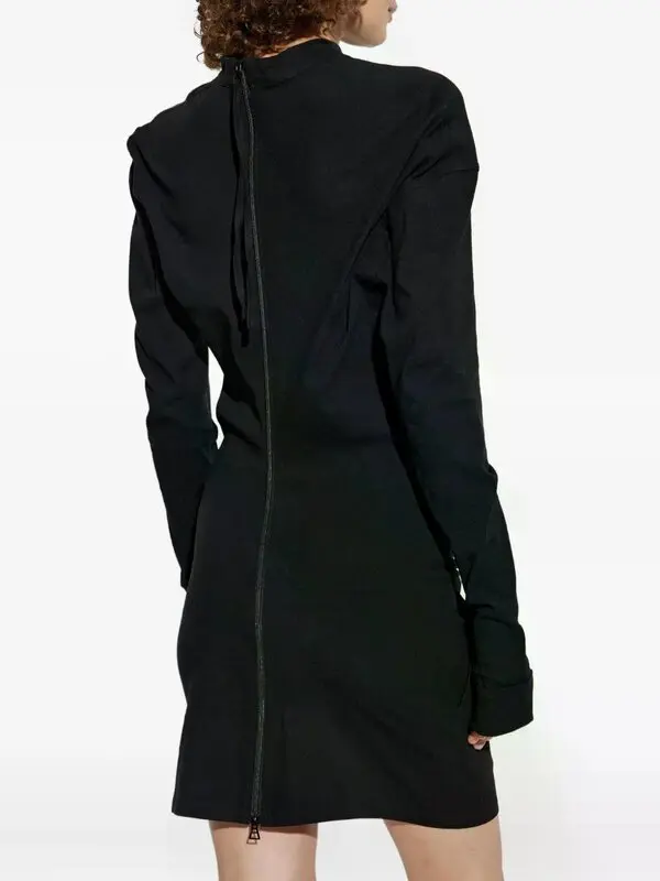 Issey Miyake Button-front Mini Dress With Pocket