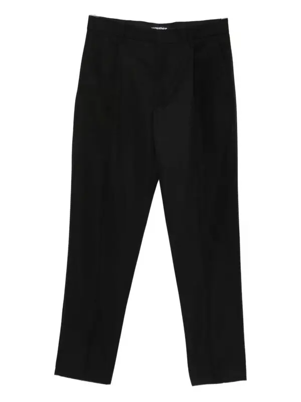 Jacquemus Pleated-front Trousers - Black