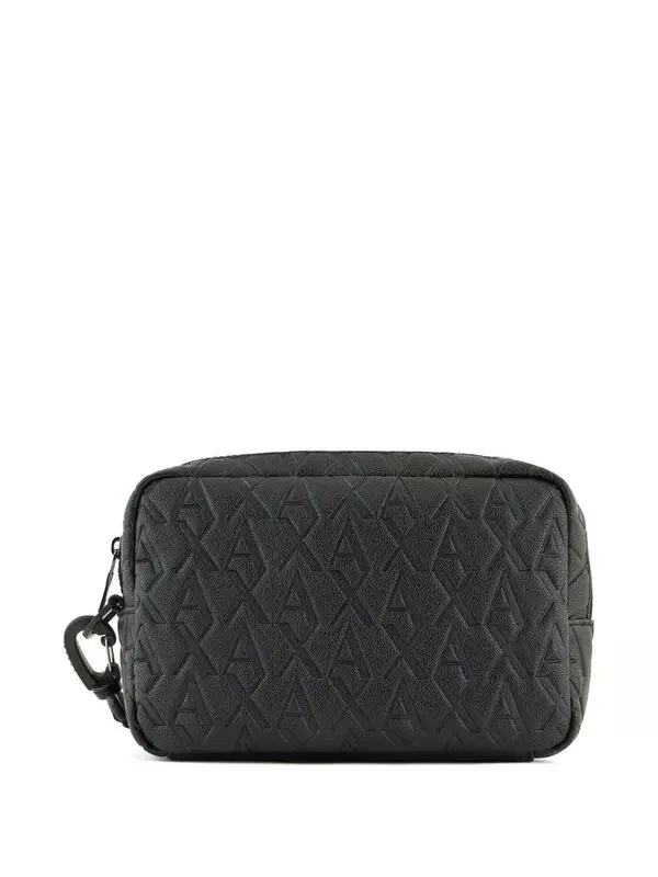 Armani Exchange Logo-embossed Wash Bag
