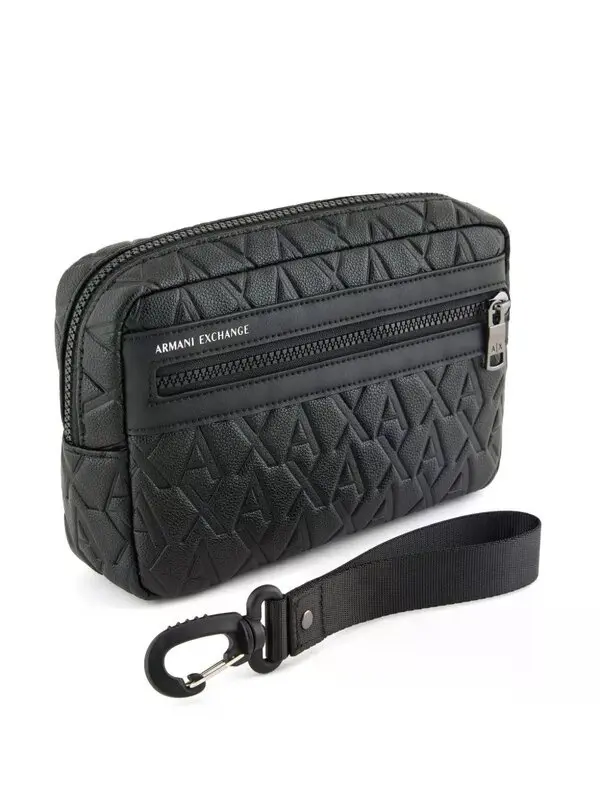 Armani Exchange Logo-embossed Wash Bag