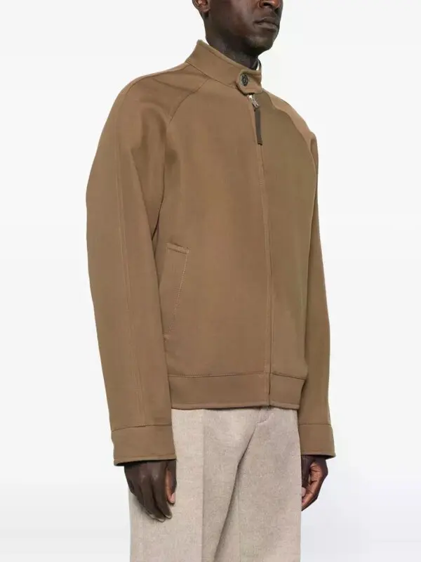 Moschino Zip-fastening Bomber Jacket - Brown