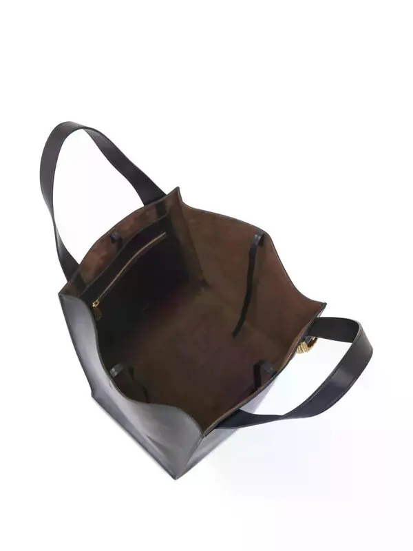 Dorothee Schumacher Double-buckle Leather Tote
