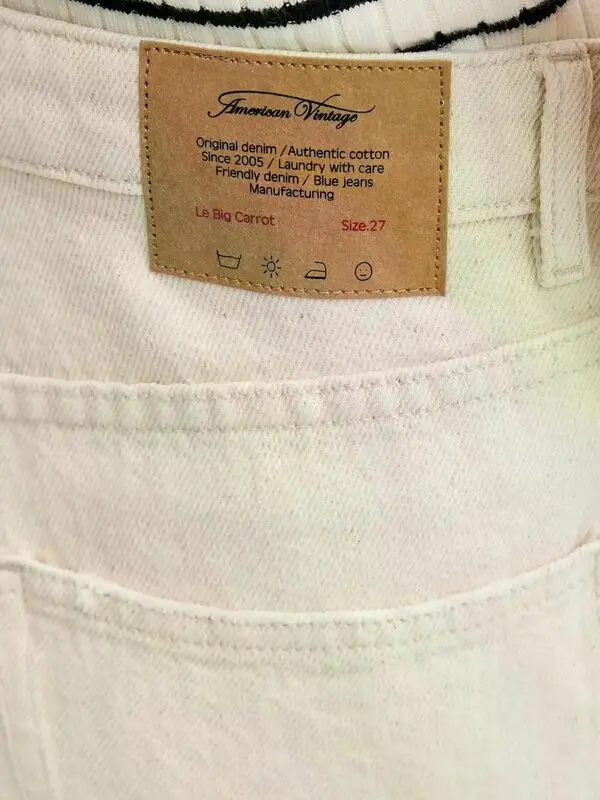 American Vintage Tapered Leg Jeans