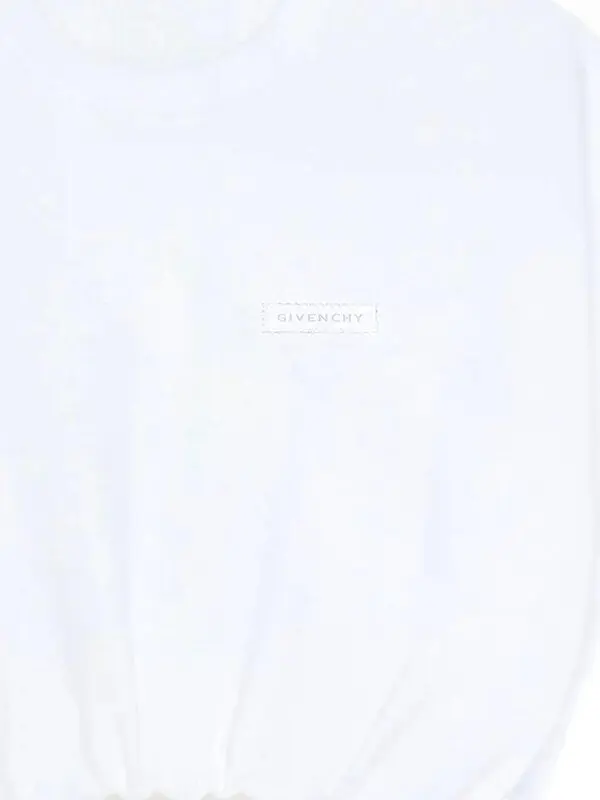 Givenchy Logo-patch Cropped Sweatshirt