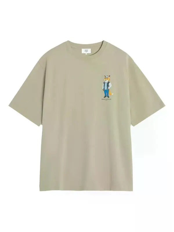 Maison Kitsuné Fox-graphic Cotton T-shirt