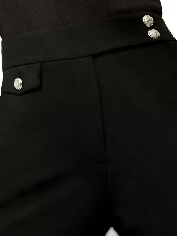 Veronica Beard Button-detailed Trousers - Black