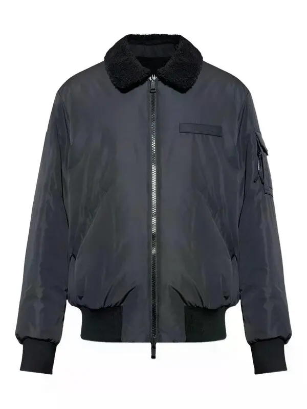 Moncler Sherpa-collar Bomber Jacket